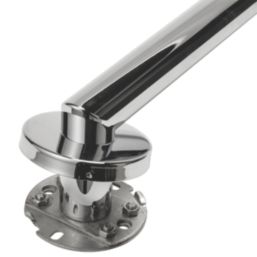 Croydex Straight Household Grab Bar Chrome 600mm - Screwfix