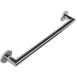 Croydex Straight Household Grab Bar Chrome 600mm - Screwfix