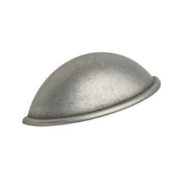 Elite Knobs & Handles PLAIN Cup Pull Antique Pewter 80mm - Screwfix