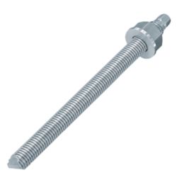 Fischer Zinc-Plated Steel Threaded Rods M10 x 190mm 10 Pack - Screwfix