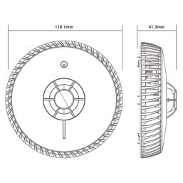 FireAngel FA6720-R Battery Standalone Kitchen Heat Alarm 10 Year - Screwfix