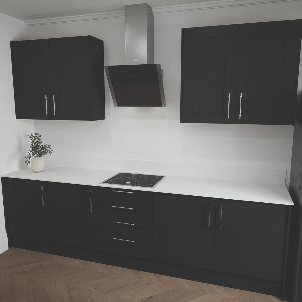 Mariz Pure White Upstand 3050mm x 150mm x 12mm - Screwfix