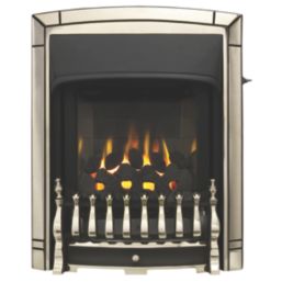 Valor Dream Slimline Pale Gold Slide Control Inset Gas Fire 518mm x ...