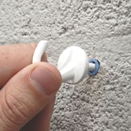 Cobra VersaHook All-Purpose Wall & Ceiling Hooks White 2 Pack - Screwfix