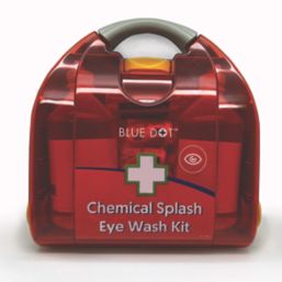 Wallace Cameron Blue Dot Chemical Splash Eye Wash Kit 6 Pieces - Screwfix