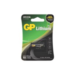 GP Batteries Lithium Pro CR123 3V Lithium Battery Screwfix