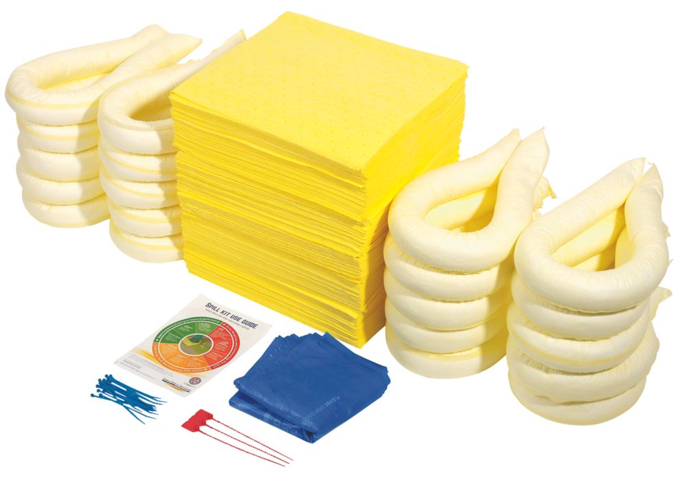 Lubetech 07-1240R 240Ltr Chemical Spill Refill Kit - Screwfix