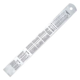 Faithfull Stainless Steel Ruler 6" (150mm) - Screwfix