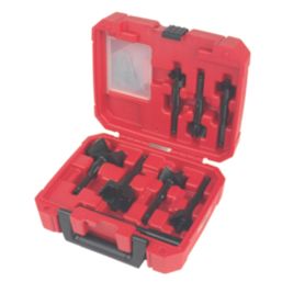 Milwaukee Hex Shank Forstner Wood Self-Feed Bit Contractors Kit 8 Pcs ...