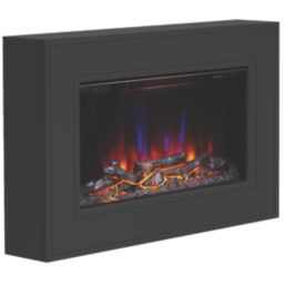 Be Modern Albali Anthracite Remote Control Wall-Mounted Electric Fire ...
