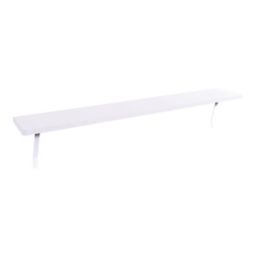 RB UK White Matte Radiator Shelf 900mm x 150mm x 18mm - Screwfix