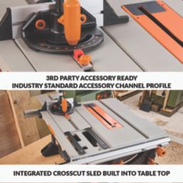 Evolution R255TBL 255mm Electric Table Saw 220V-240V - Screwfix