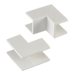 Deta TTE Internal Trunking Angles 16mm x 16mm 2 Pack - Screwfix