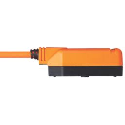 Masterplug 13A 1-Gang Unswitched Heavy Duty Extension Lead Orange 5m ...