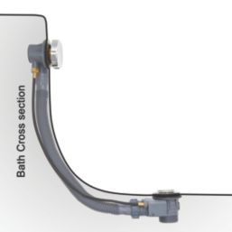 Highlife Bathrooms Pop-Up Bath Waste Chrome - Screwfix