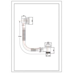 Highlife Bathrooms Pop-Up Bath Waste Chrome - Screwfix