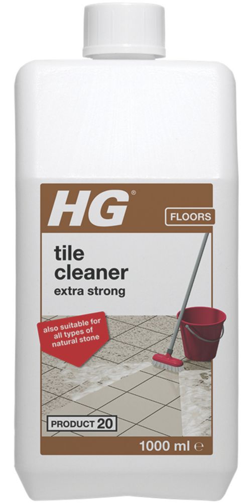 HG Extra Strong Tile Cleaner for Natural Stone 1Ltr - Screwfix