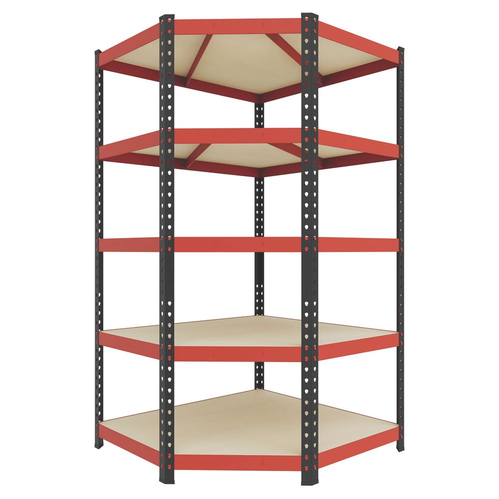 RB Boss Fastlok UDL/PC 5-Tier Metal Garage Shelving Unit 560mm x 1000mm ...
