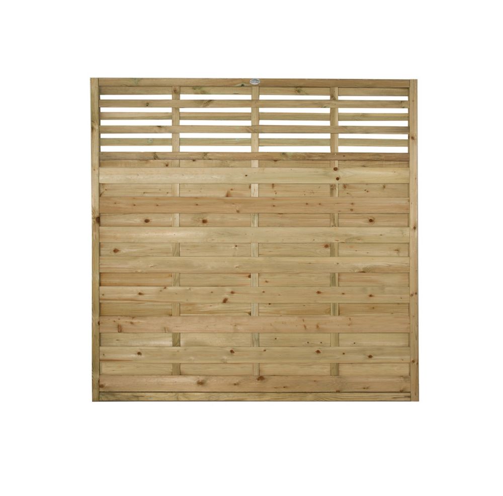 6 ' Slatted Fence Panels | Fencing | Screwfix.com