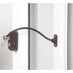 Jackloc The Pro 5 Window Restrictor Brown 200mm - Screwfix