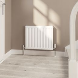 Flomasta 500mm x 500mm 1960BTU White Type 21 Convector Radiator - Screwfix