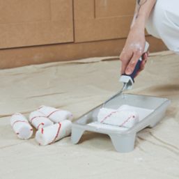 Fortress Trade Short Pile Roller Sleeves Gloss 4" x 38mm 5 Pack - Screwfix