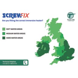 Tesla Incoloy Immersion Heater Element 36" - Screwfix