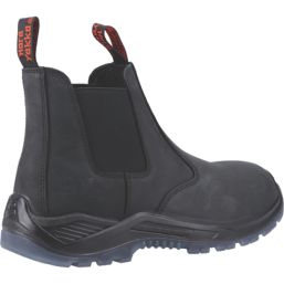 Hard Yakka Banjo Safety Dealer Boots Black Size 13 - Screwfix
