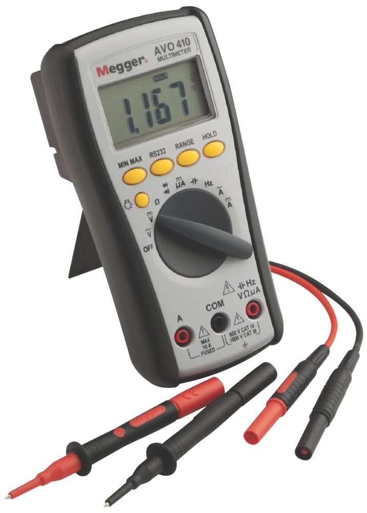 Megger AC/DC Digital Multimeter 1000V - Screwfix