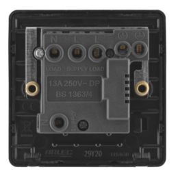 Arlec 13A Switched Fused Spur with Neon Charcoal with Colour-Matched ...