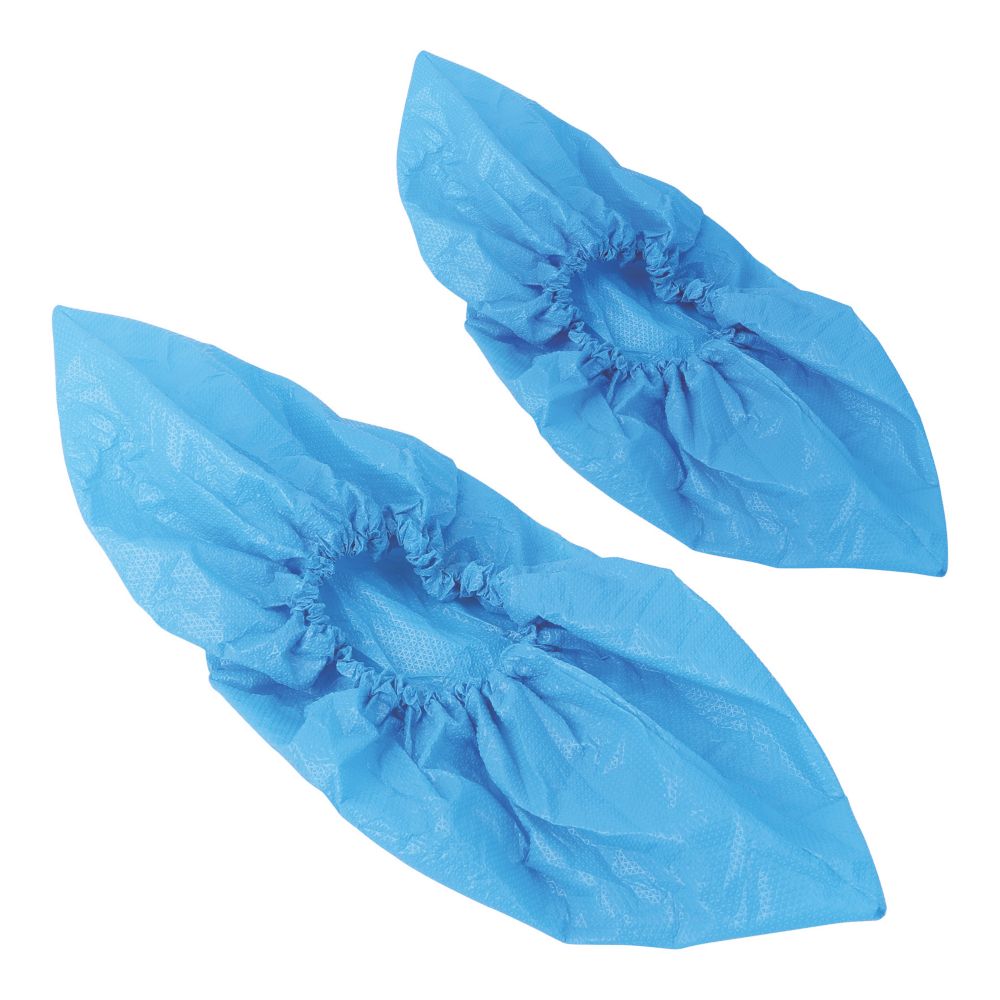 Site Overshoes Blue One Size Fits All 50 Pack - Screwfix