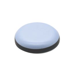 Essentials Grey Round Self Adhesive Glides 25mm x 25mm 60 Pack Screwfix
