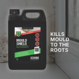 Scrubb Mould Shield Bleach-Free Mould Killer & Inhibitor 5Ltr - Screwfix
