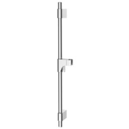Swirl Easy-Grip Slider Riser Rail Chrome 684mm - Screwfix