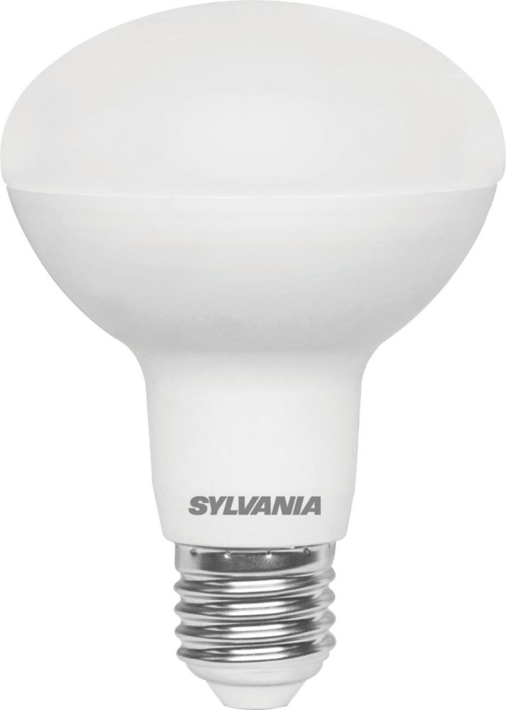 Sylvania RefLED V4 840 SL E27 R80 LED Light Bulb 806lm 8W - Screwfix