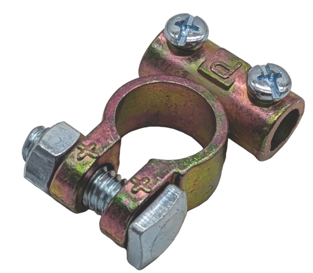 Pearl Consumables Positive 18mm Post Type Battery Terminal - Screwfix