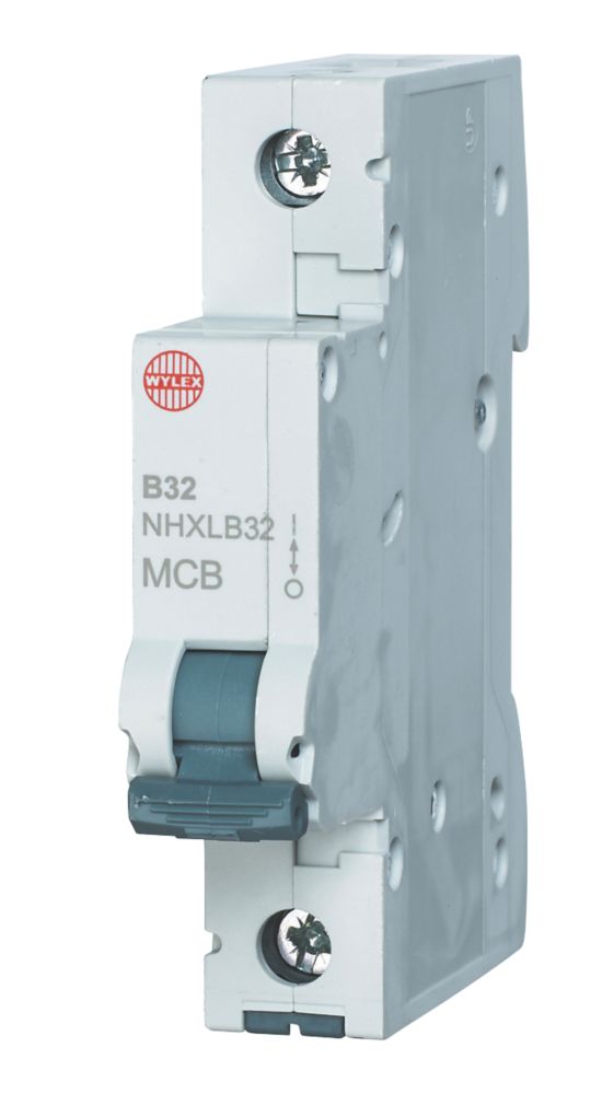 Wylex 32A SP B Curve MCB - Screwfix