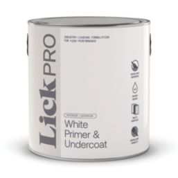 LickPro 2.5Ltr White Matt Interior & Exterior Multi Surface Primer ...