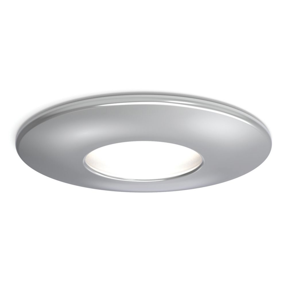 4lite Fixed Fire Rated Downlights Chrome 30 Pack - Screwfix