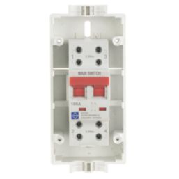 Lewden SLM2-DS 100A 2-Pole Isolator Switch - Screwfix
