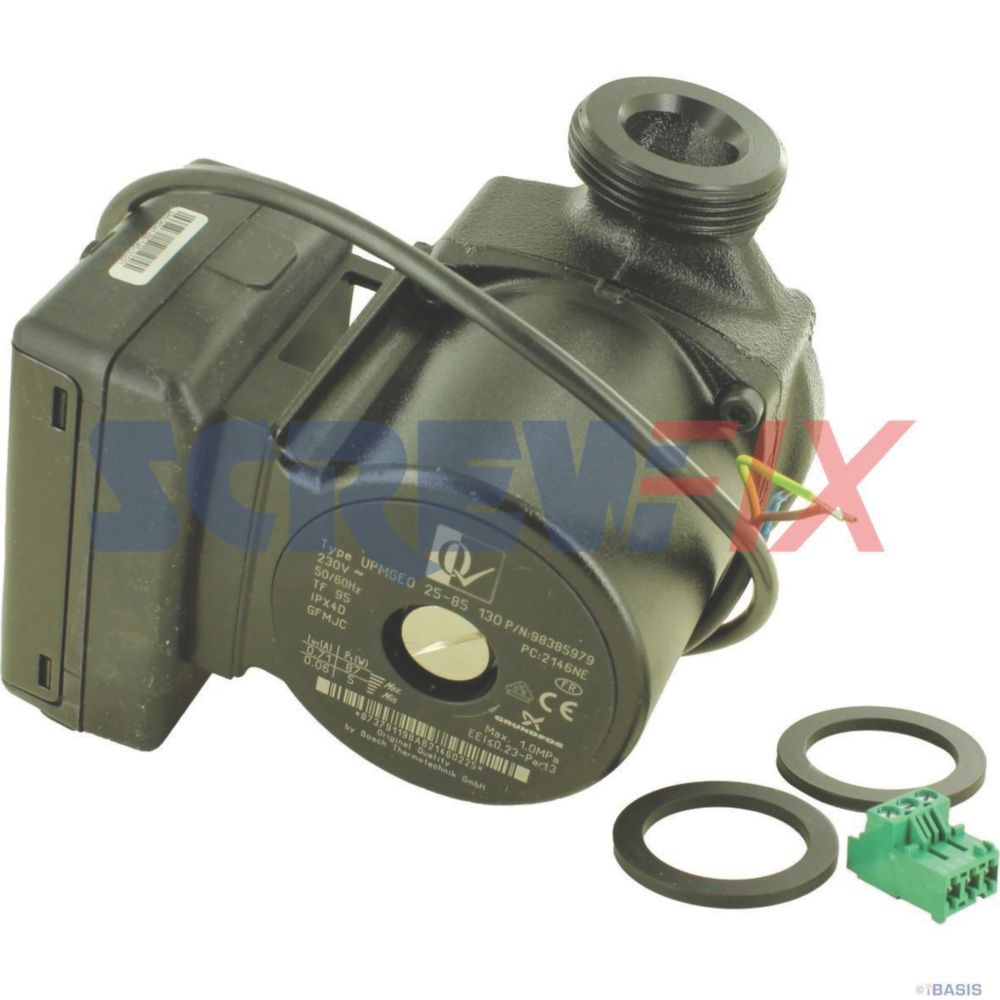 Worcester Bosch 7736700081 PUMP 25-85 130 UPM GEO - Screwfix