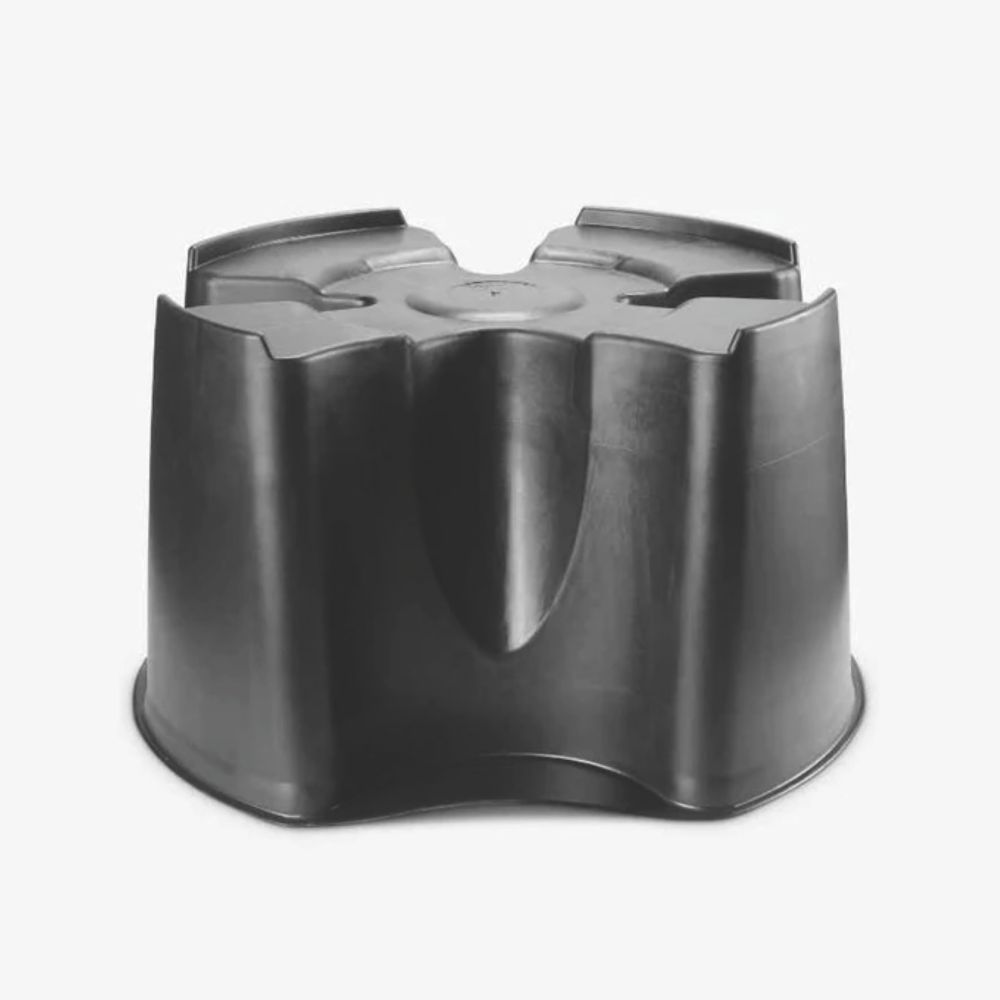 Straight PLC Single Piece Water Butt Stand Black - Screwfix