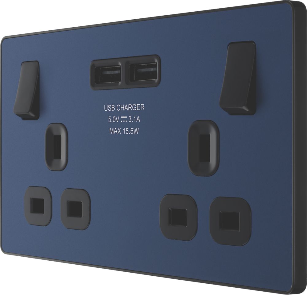 Blue Sockets | Switches & Sockets | Screwfix.com
