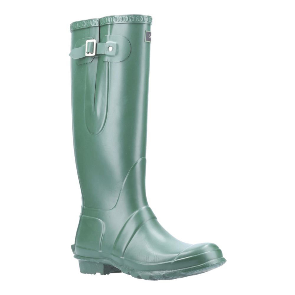 Cotswold Windsor Tall Size 3 Womens Green Non Safety Wellies - Screwfix