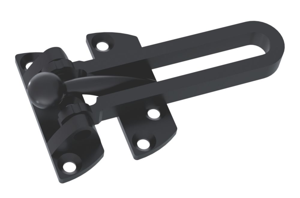Smith & Locke Door Guard 103mm Matt Black - Screwfix