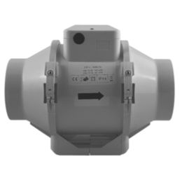 Xpelair XIMX100+ 4" Axial Inline Extractor Fan 220-240V - Screwfix