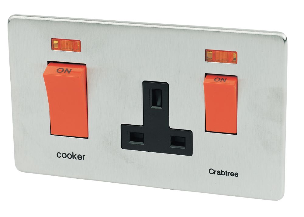 Crabtree Cooker Switch Switches & Sockets | Wiring Accessories ...