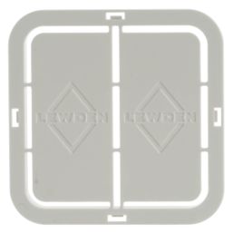 Lewden 1-Entrance PRO Board Rear Grommets 60mm x 60mm 4 Pack - Screwfix