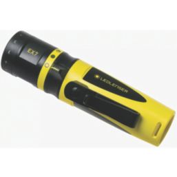 LEDlenser EX7 LED Torch Yellow/Black 200lm - Screwfix