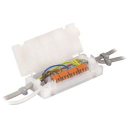 Vimark 30A Chocbox 2 Connector Box 125 x 54 x 31mm Translucent - Screwfix